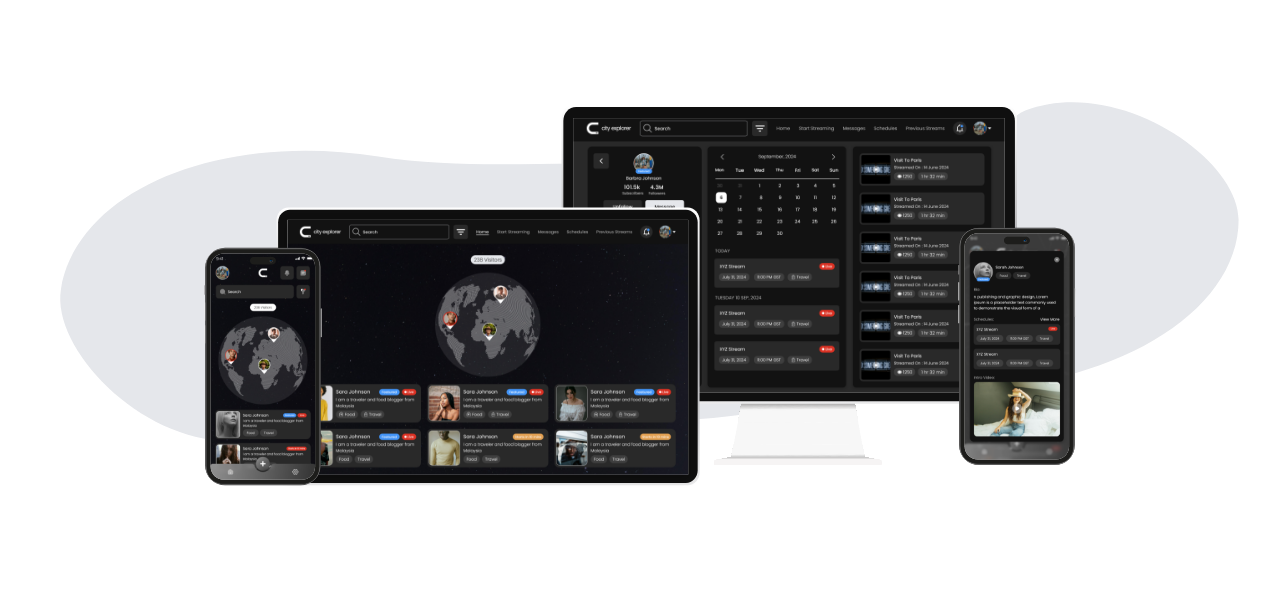 City Explorer – Live Streaming Platform - Codexia Technologies
